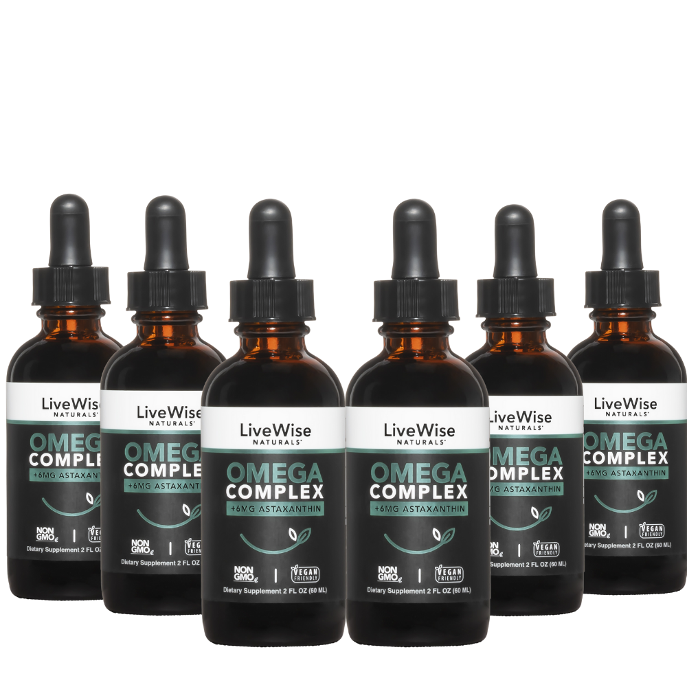 Omega Complex 6-Pack (2oz) – High-Potency Plant-Based DHA & EPA for Ma ...